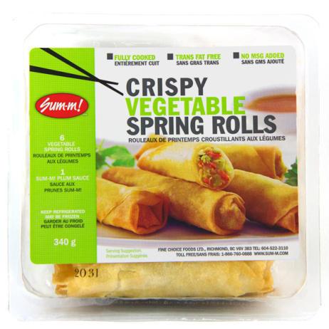 Vegetable Spring Rolls – FillMyFridge.ca